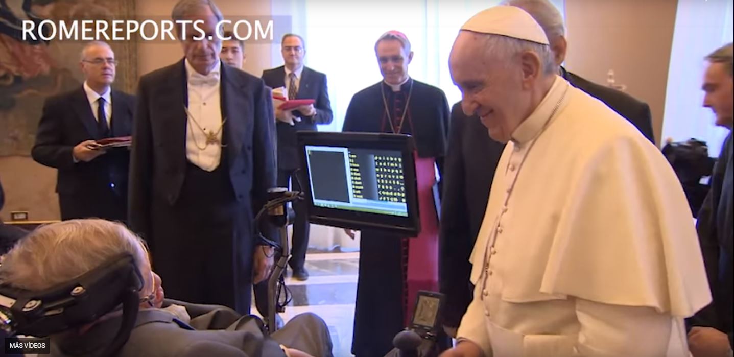 Los encuentros de Stephen Hawking con los papas | Cristonautas.com